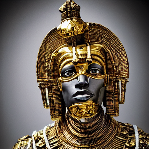 Stable Diffusion prompt: Close-up portrait of a Nubian - PromptHero