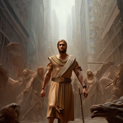 Openjourney prompt: (Young ((modern day) biblical David - PromptHero