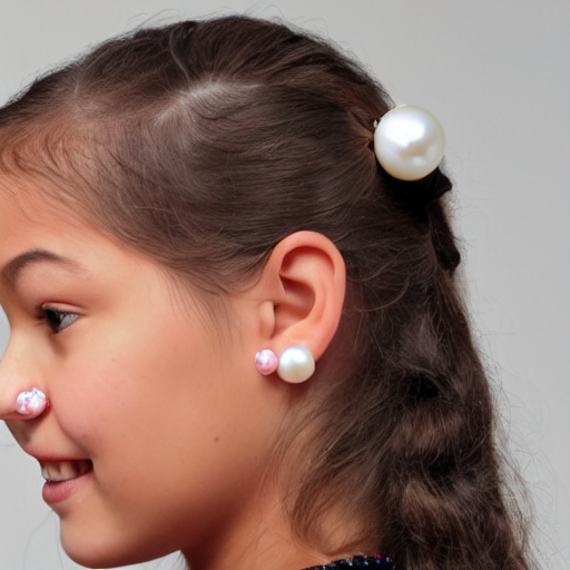 Stable Diffusion prompt: The girl wore a falling bun on - PromptHero