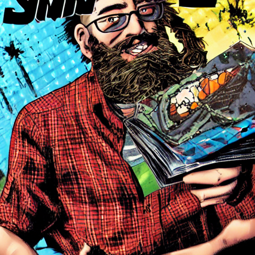 Stable Diffusion prompt: Bearded man with glasses, plaid - PromptHero