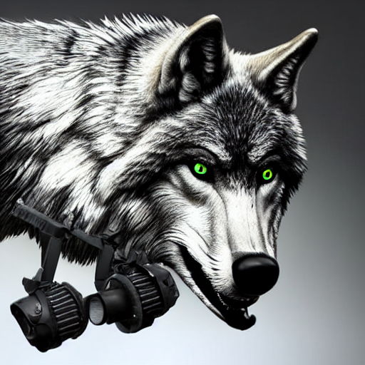 Stable Diffusion prompt: **realistic photograph of wolf - PromptHero