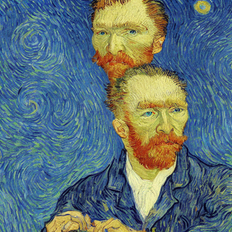 Stable Diffusion prompt: van gogh of van gogh himself - PromptHero