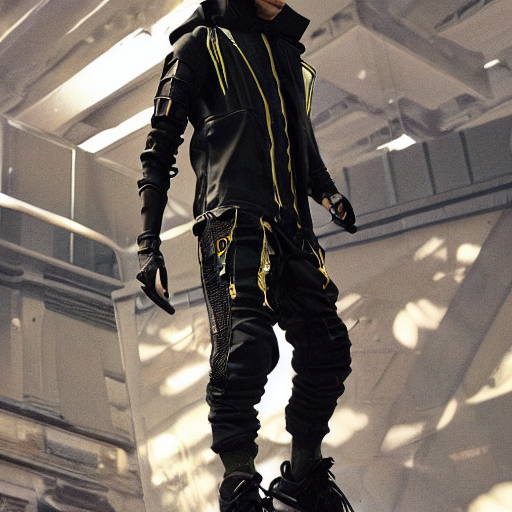 Cyberpunk Techwear Streetwear Look And Clothes, We Can See Them From ...