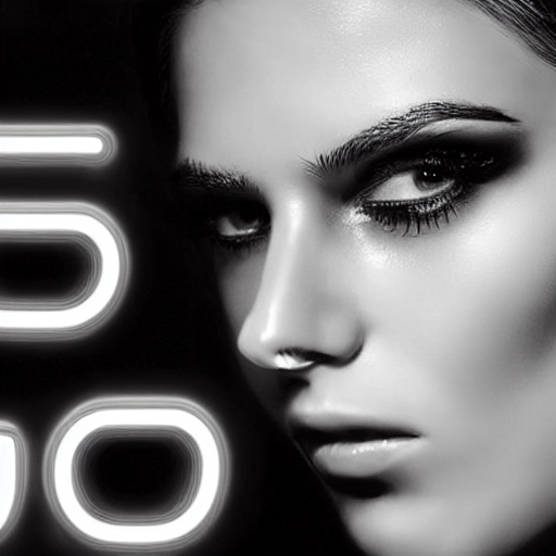 Stable Diffusion prompt: Neon Signs in Face Design | - PromptHero