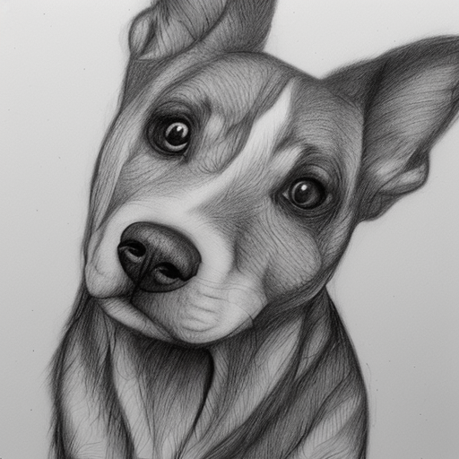 Mo-Di Diffusion prompt: Pencil drawen dogs - PromptHero