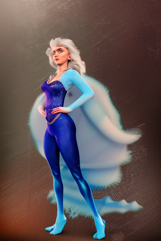 Stable Diffusion prompt: (real female in Elsa outfit), - PromptHero