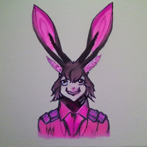 Stable Diffusion prompt: pink jackalope warlock , dnd, - PromptHero