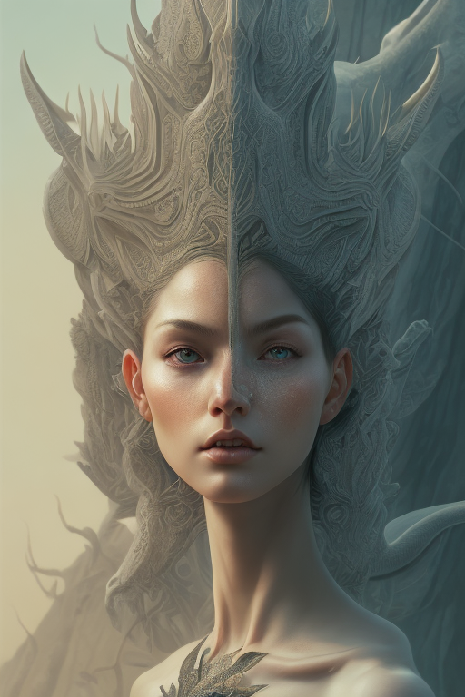 Openjourney prompt: Side portrait of female draconian - PromptHero
