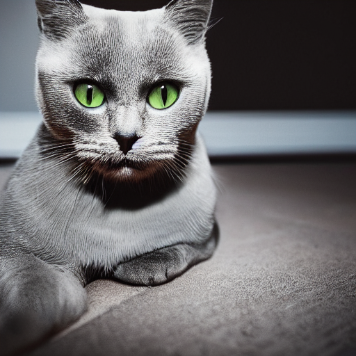 Stable Diffusion prompt: Ultra realist (cat portrait, - PromptHero