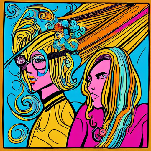 Stable Diffusion prompt: Vintage, comic ink illustration - PromptHero