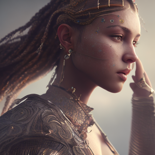 Openjourney prompt: portrait of beautiful female fighter - PromptHero