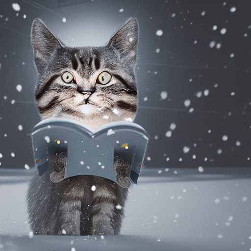 Stable Diffusion prompt: cat made of paper, walking in - PromptHero