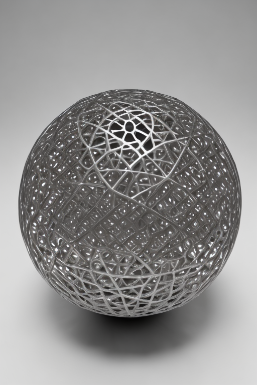 Openjourney prompt: Solid metal sphere, intricate details - PromptHero