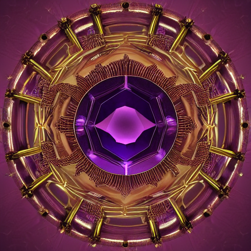Stable Diffusion prompt: glorious glowing amethyst - PromptHero