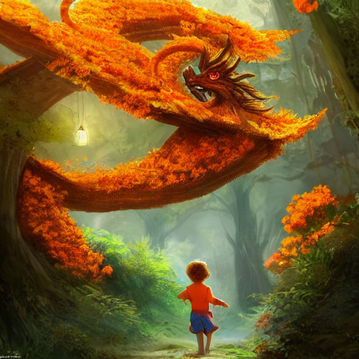 Stable Diffusion prompt: two children in a fantastic - PromptHero