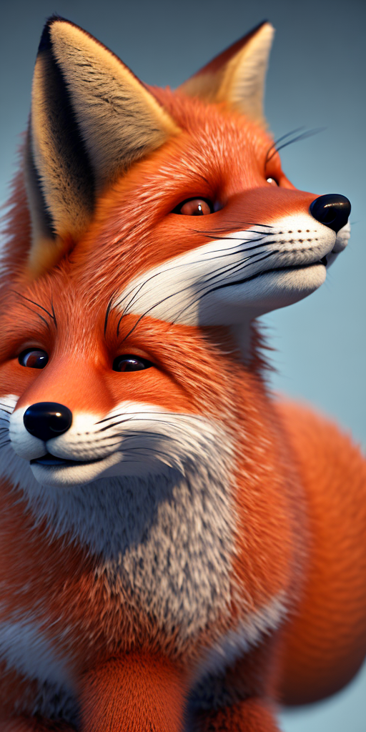 Openjourney prompt: portrait of the cutest red fox ever, - PromptHero
