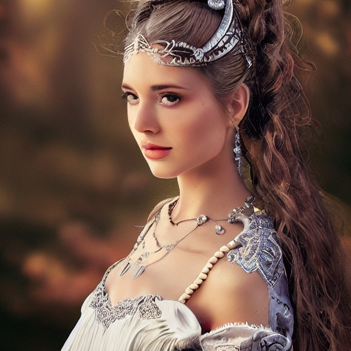 Stable Diffusion prompt: a disney princess with hair bun - PromptHero