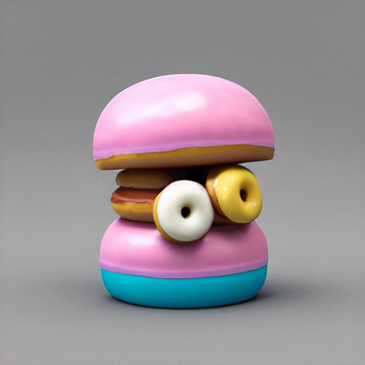 Stable Diffusion prompt: cute little donut toy, standing - PromptHero