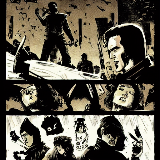 Stable Diffusion prompt: in the style of Steve Niles - PromptHero