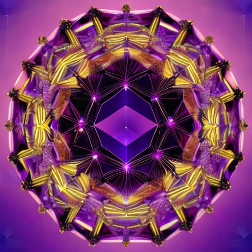 Redshift Diffusion prompt: glorious glowing amethyst - PromptHero