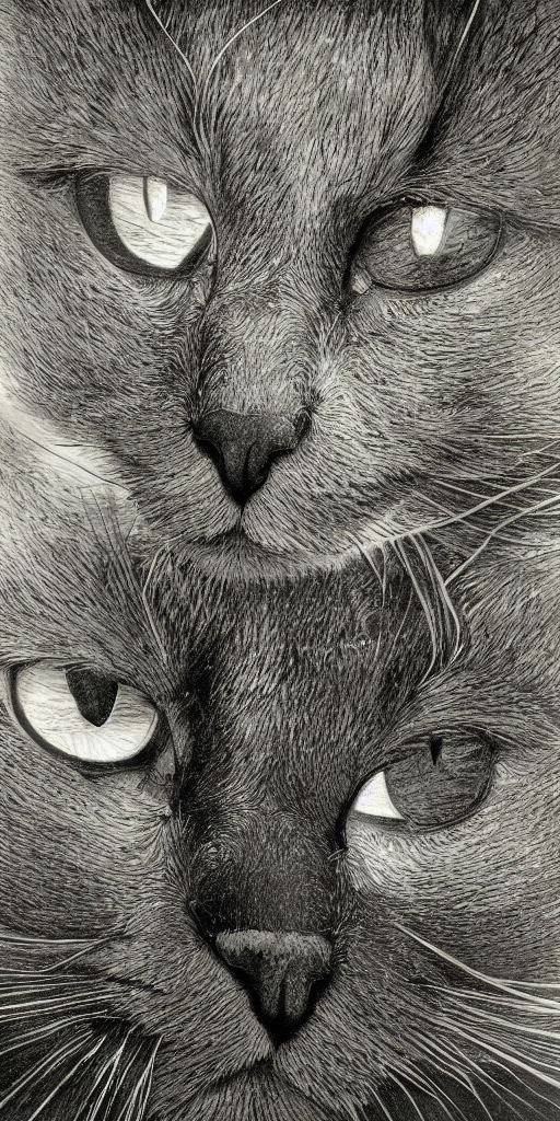 Stable Diffusion prompt: a pine tree made of black cats - PromptHero