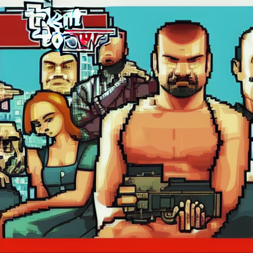 Stable Diffusion prompt: gta Game pixel art pixel art - PromptHero