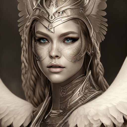 Openjourney prompt: gorgeous valkyrie| (detailed face - PromptHero