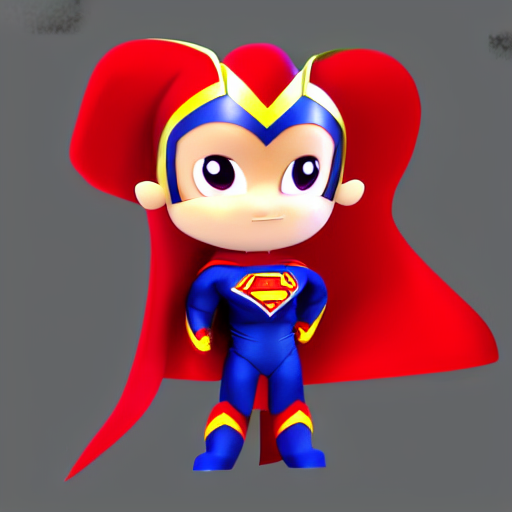 Stable Diffusion prompt: Chibi dc superhero, octane - PromptHero