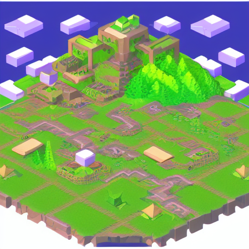 Stable Diffusion prompt: top down isometric video game - PromptHero