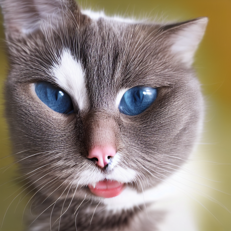 Stable Diffusion prompt: a smile cat logon - PromptHero