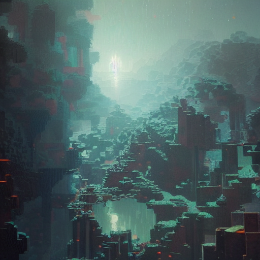 Stable Diffusion prompt: Minecraft, cinematic mood, 8k, - PromptHero