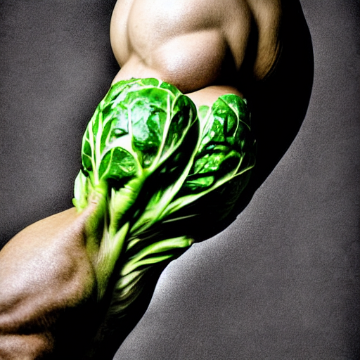 Stable Diffusion prompt: bodybuilder arm with muscles as - PromptHero