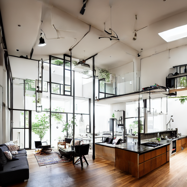 Stable Diffusion prompt: interior design, open plan, - PromptHero