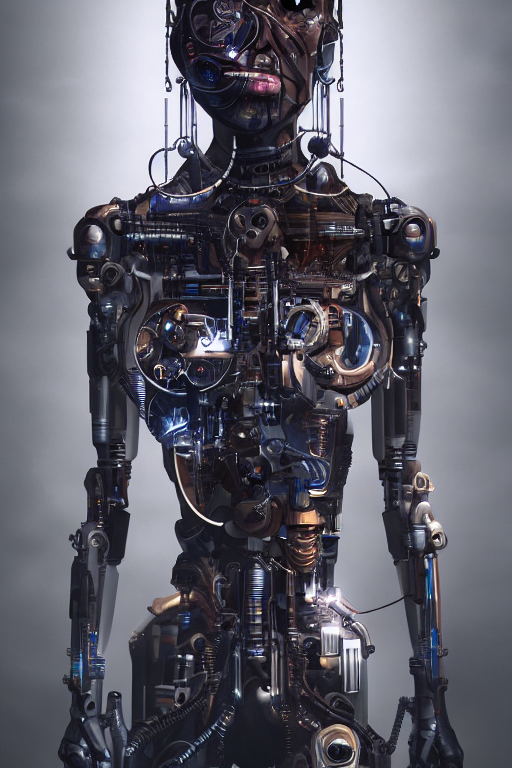 Stable Diffusion prompt: full body cyborg| full-length - PromptHero