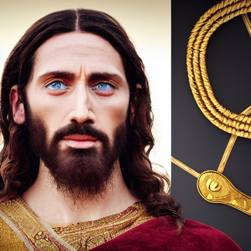 Stable Diffusion prompt: Realistic Jesus christ as god, - PromptHero