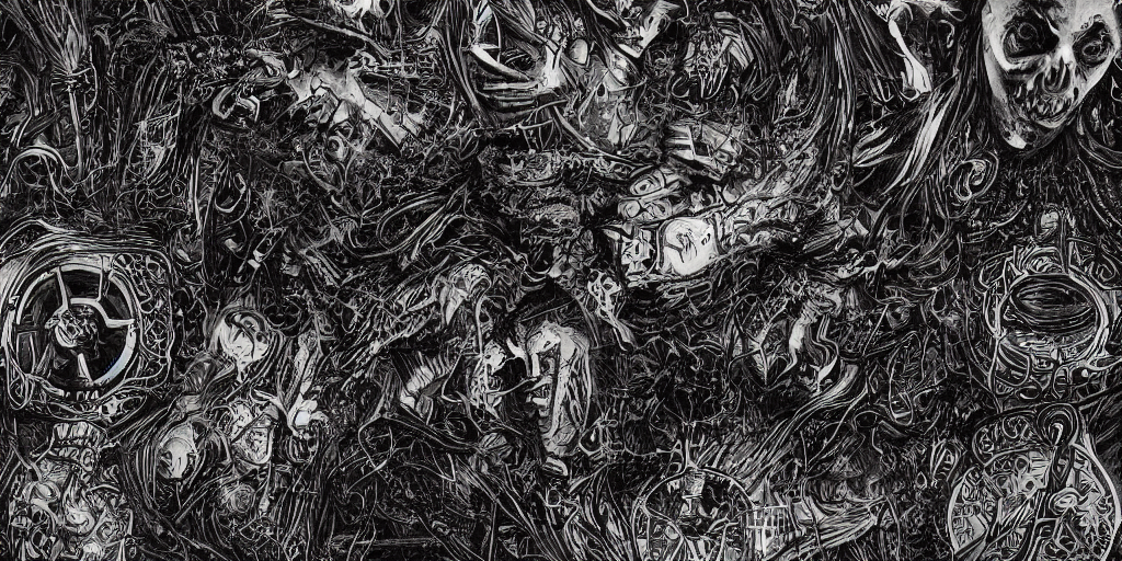 Stable Diffusion prompt: retro classic horror dark - PromptHero