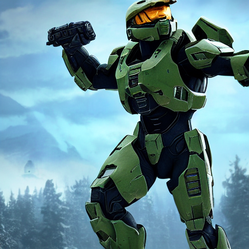 Stable Diffusion prompt: Halo infinite, VS, gaming, - PromptHero